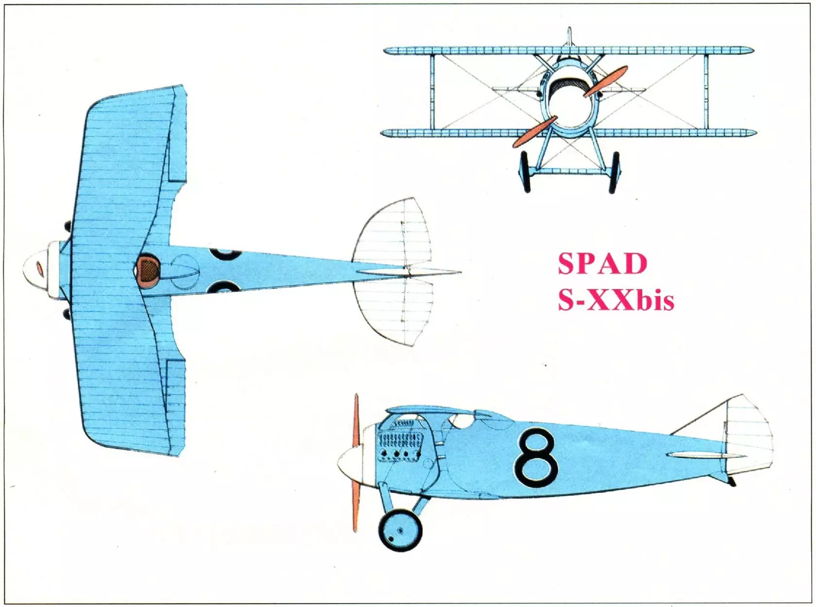 Scheme of record and racing aircraft S-XXBIS6