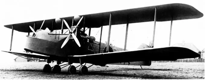 Medium Night Bombers Handley Page H.P.24 Hyderabad. Verenigd Koninkrijk