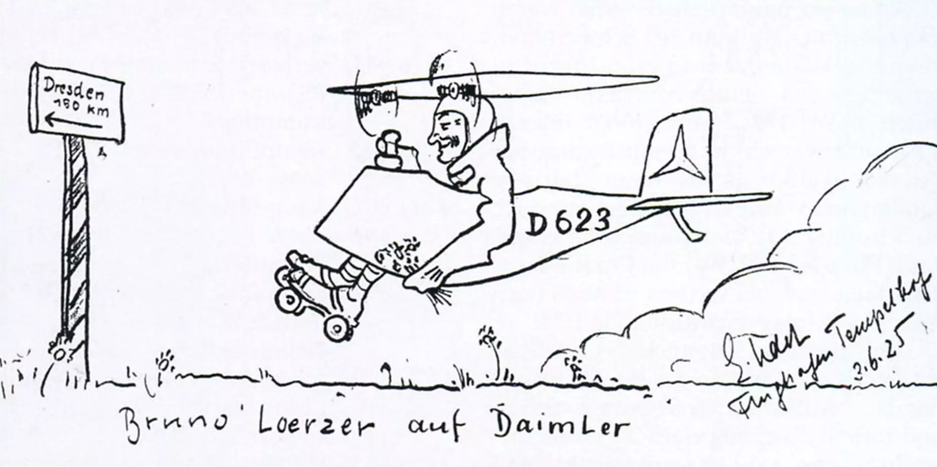 To ganger sterkere. Sport og racing fly Daimler-Klemm L 21. Tyskland 24185_6