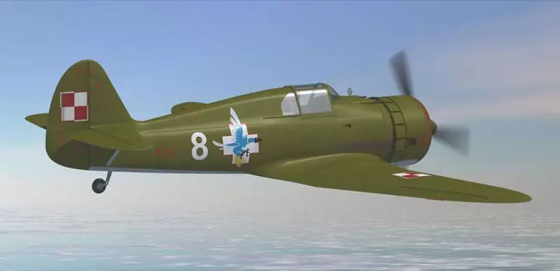 Reconstrução da aparência do PZL-50A da série de informações