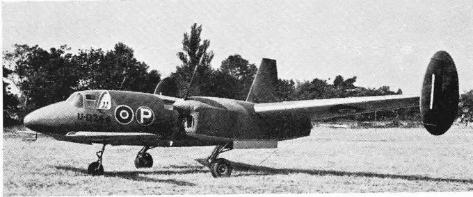 Experimental plane Miles M.39b Libellula (Miles Aircraft)