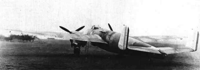 Kogenud kõrge kõrguse keskmise bomber SNCAC (CENTER) NC 150. PRANTSUSMAA