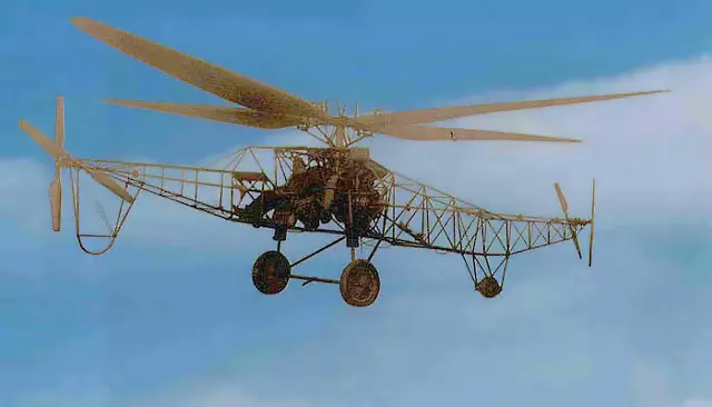 Вертолет Tsaги 1-эа Черемухина, СССР, 1930