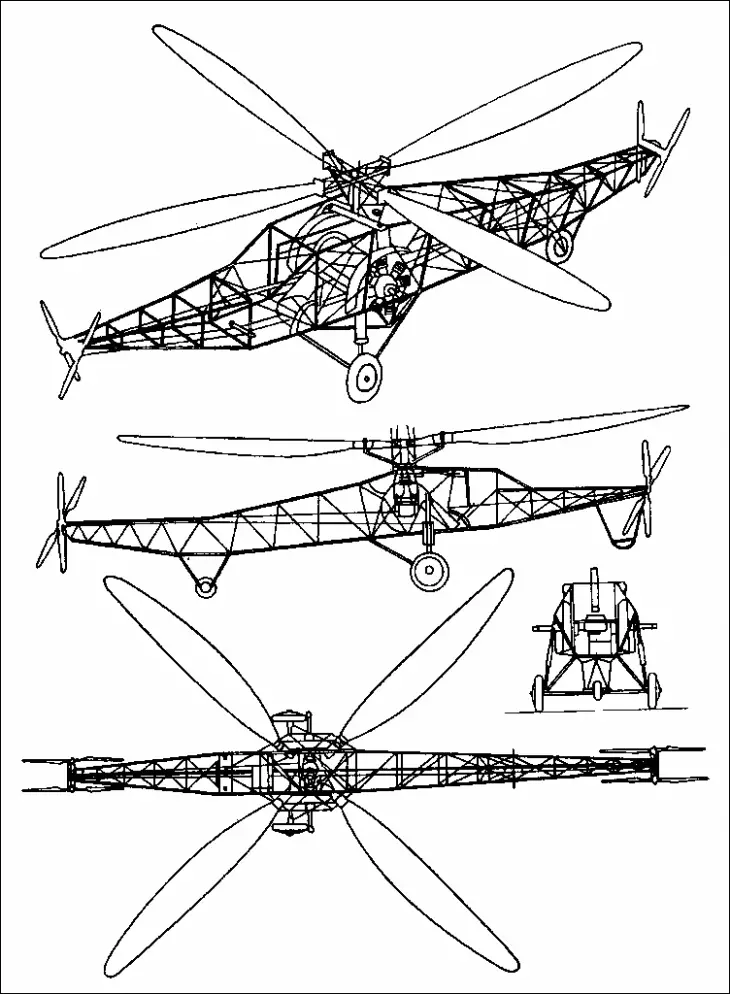 Helikopteroa Tsagi 1-Ea Cheremukhina, URSS, 1930