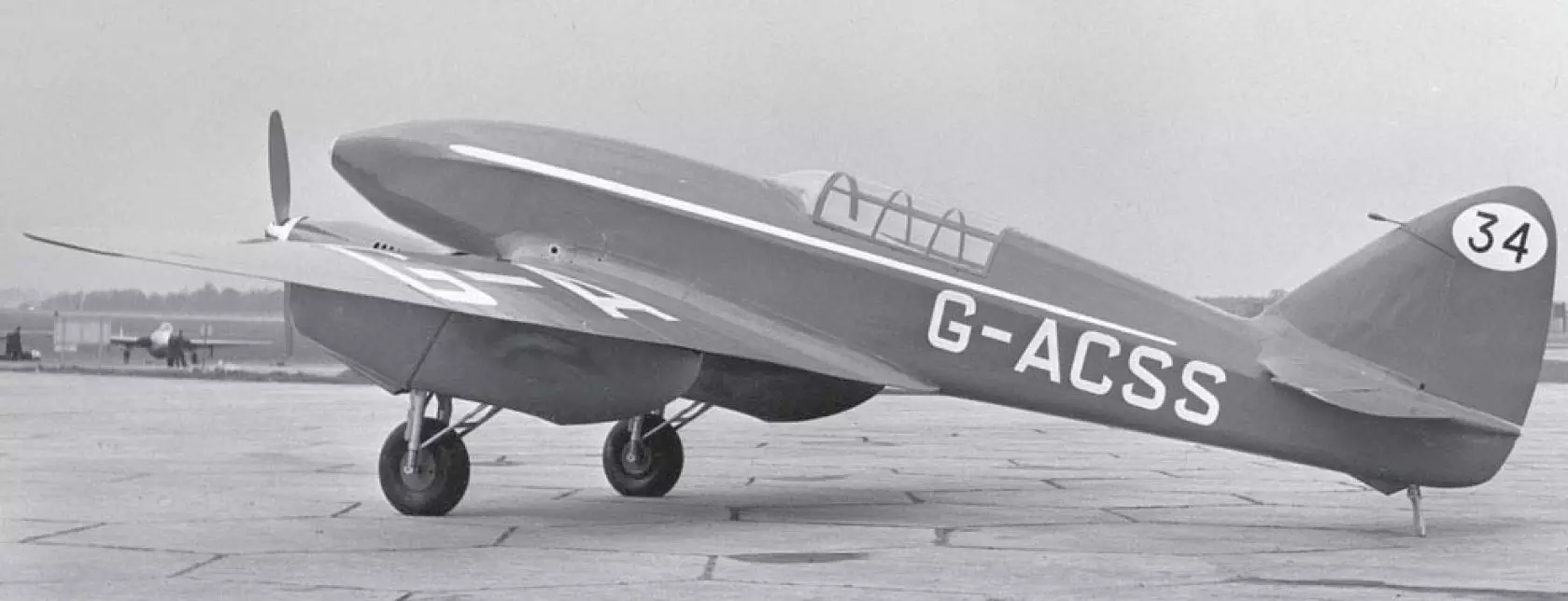 De Havilland D.88 Comet Winner London Racing - Melbourne 1934. . Yn 1937, it fleantúch, dy't syn eigen namme krige "de wees" kaam fjirde