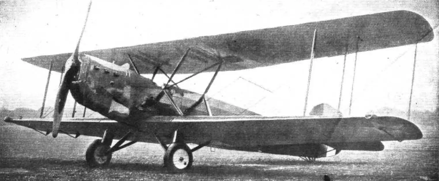 I-prototype yokuqala ye-light bombarder huff-daland XLB-1 Pegasus. Ufaza