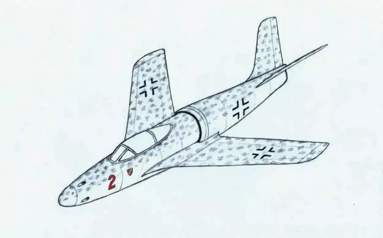 Messerschmit P.1110 sonder die voog van die Duitse lug