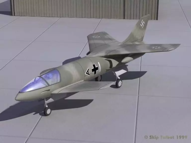 Messerschmit P.1110 sonder die voog van die Duitse lug