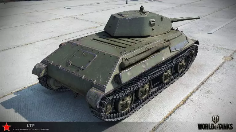 Yuri Pasholok. T-34 en miniaturo: malpeza benzinujo Provinsornov (LTP)