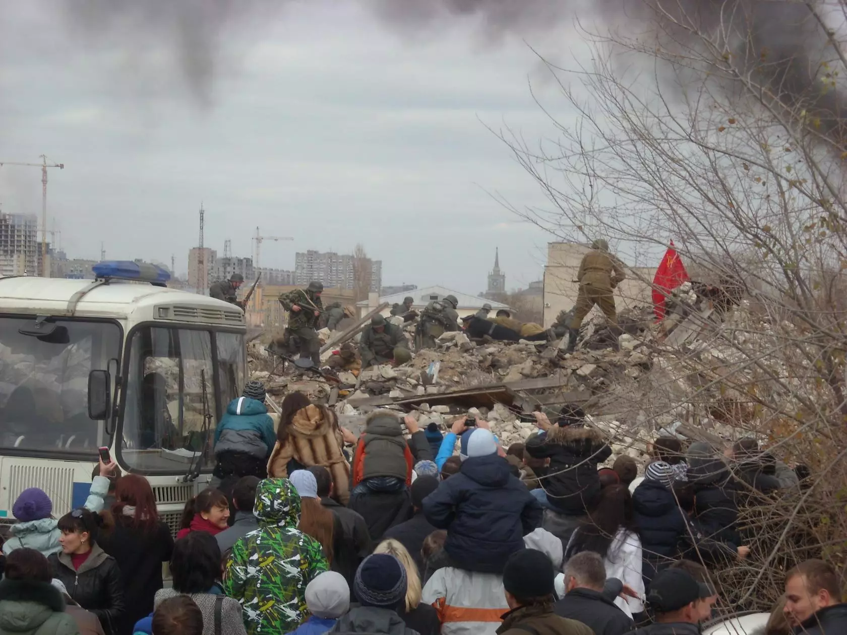 Ricostruzione della battaglia di Stalingrad