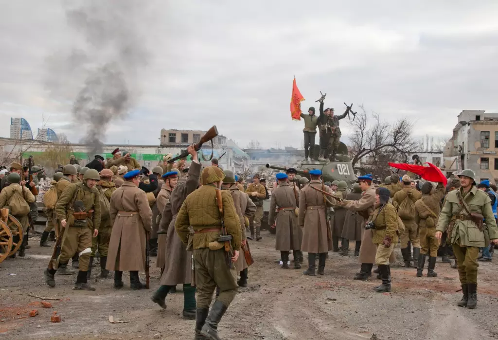 Uppbygging Stalingrad Battle