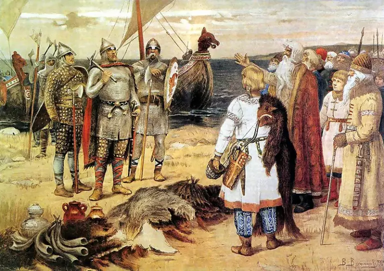 Призванието на Вариагов. V. M. Vasnetsov Източник: ru.wikipedia.org