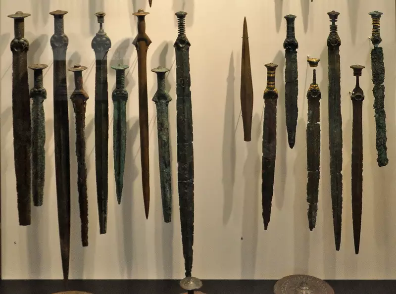 Bronze Century Swords från Nationalmuseet i Köpenhamn