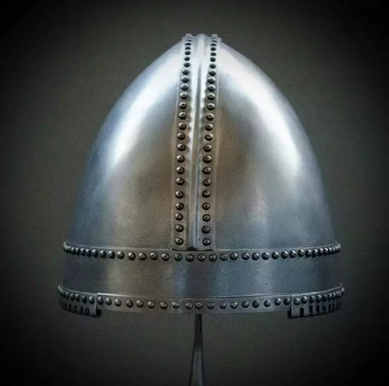 Typical Helmet of the Early Middle Ages. Used both in Western Europe and in Russia.