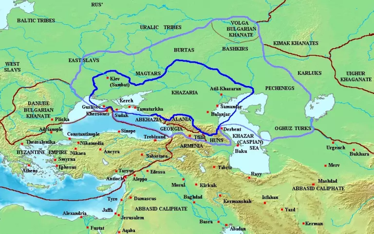 Лукински. Како је Кхазара заробила Криму: они су били потчињени и Боуларли, променили су царева Византија