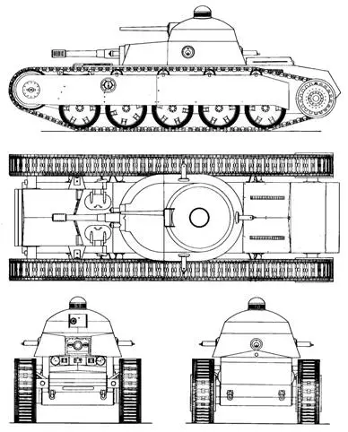 Tank Grota - Dessin