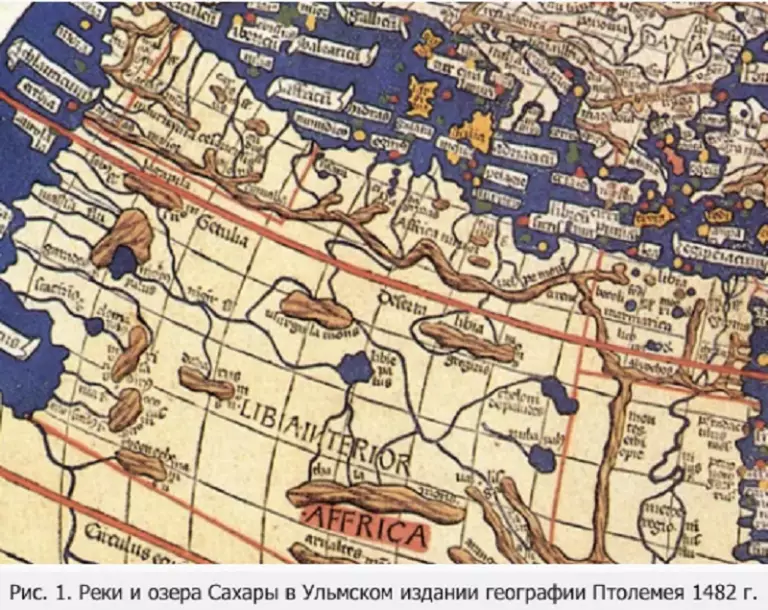 Prehistorická realita na historických mapach