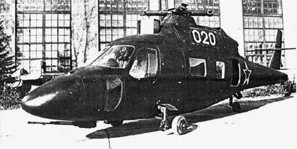 B-60 helikopteroaren ezagutzaren diseinua, etorkizuneko Ka-60. Helburuak aurkitzeko Ka-50 lagundu behar zuena izan zen, gero zeregin hau KA-52 gainditu zen