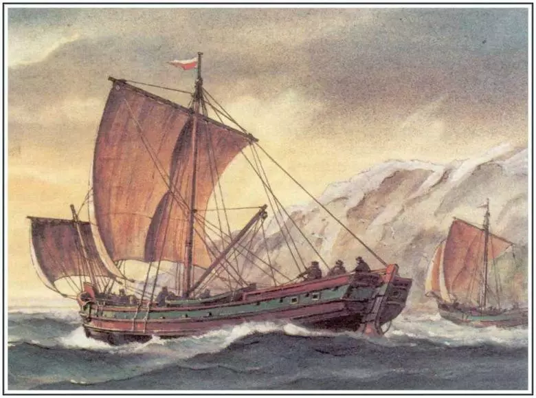 In severe ice conditions ... Hundreds of years before icebreakers.