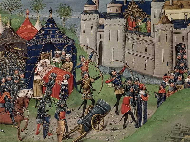Berran du Gaclena的死亡。中世紀縮版