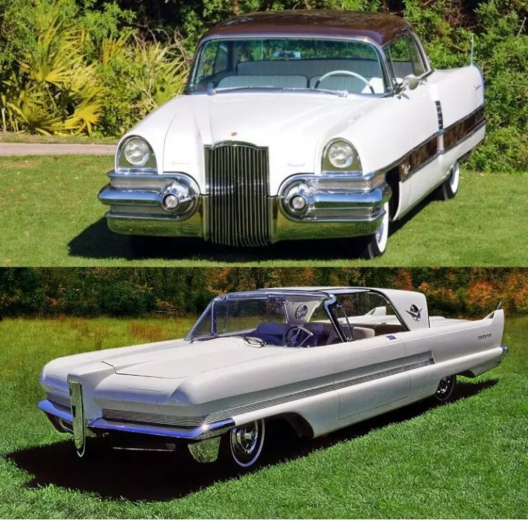 وساريل مفهوم-ڪارا. Rackard درخواست 1955 ع ۽ Packard Predictor 1956 ع