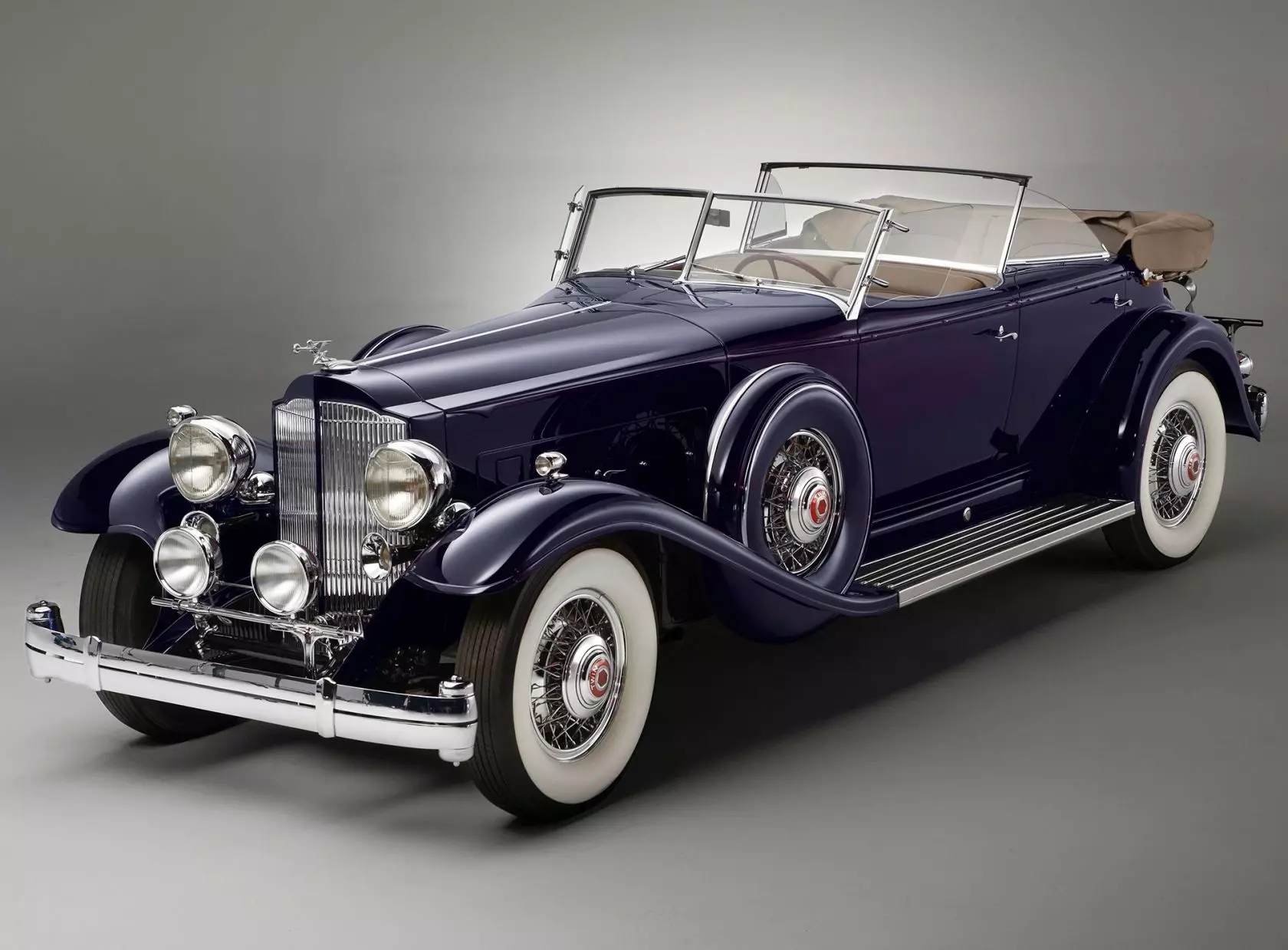 Packard Twin Six 1932 med Faetonkropp gjord av Dietrich