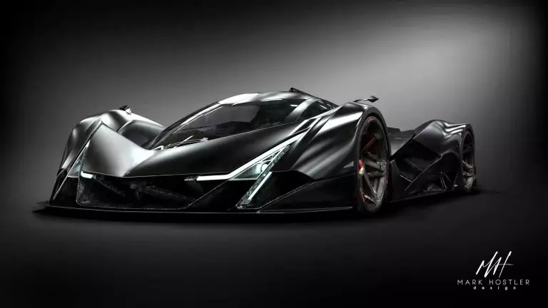 Sut y gallai'r hypercar gwallgof o Dubai