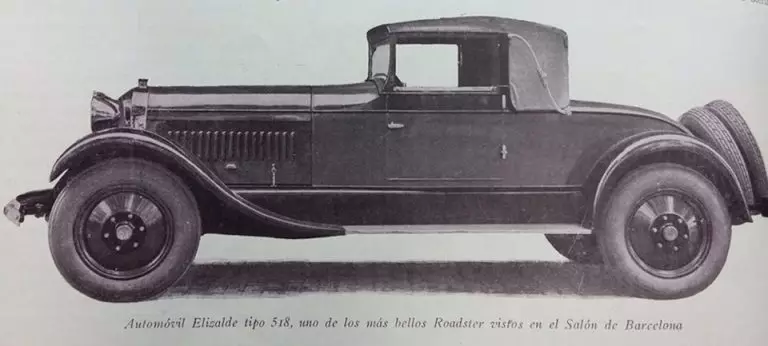 Rostter Body bilen 518 Tipo, 1927-nji ýylda Barselona sergisi görkezilýär.