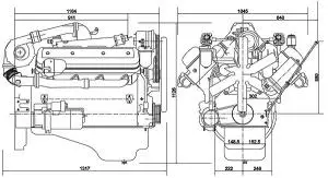 Alternativ dieselmotor i-8