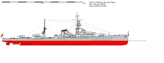 Leader Cruiser "Yari" - flota konfederacji Pacyfiku