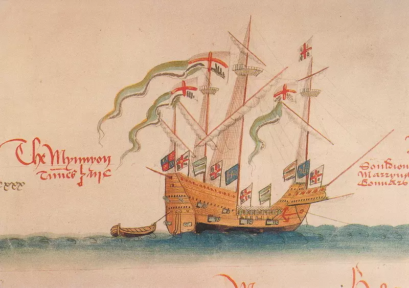 Ағылшын Гарлоны «Мигон», 1546 жыл. Wikimedia.org.
