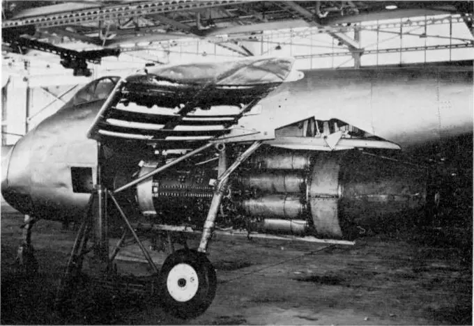 Pieredzējis cīnītājs Messerschmitt P 1101. Vācija