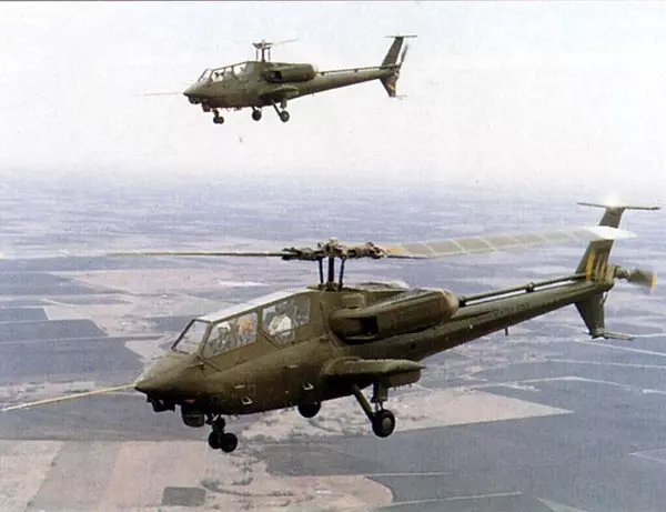 Modeli Bell me përvojë 409 YAH-63 helikopter ndikim. SHBA