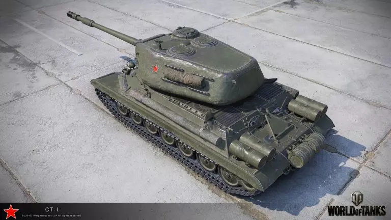 1945 için çok iyi olan ST-1 Sovyet ağır tankı!