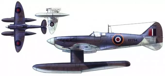 Гідрасамалёта-знішчальнікі Supermarine Spitfire Mk.V & Spitfire Floatplane Mk.IX. Велікабрытанія