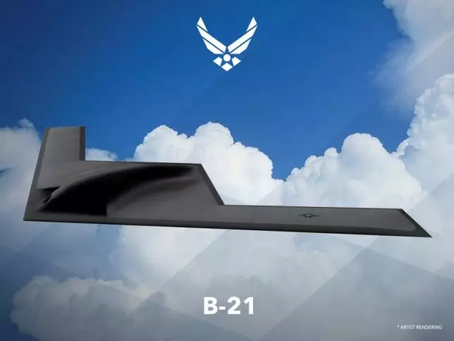 Perspective Far Bomber LRS-B. USA
