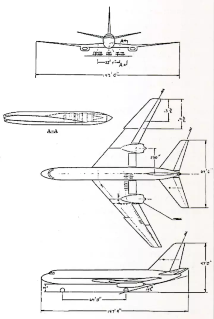Connie-dva. Lockheed L-193 Sazvežđa II