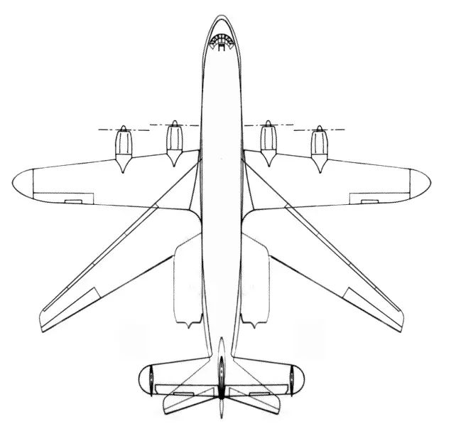 Connie-dva. Lockheed L-193 Sazvežđa II