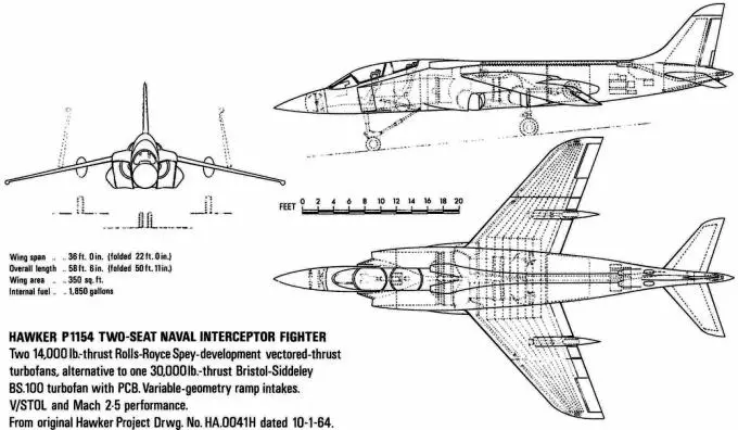 Hawker Siddeley P.1154 Projeya Fervanê-Bomber. Keyaniya Yekbûyî Part 1