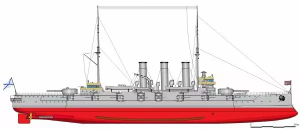 Mkuu Prince Alexey Alexandrovich na Fleet yake sehemu 9.5.2. 27913_6