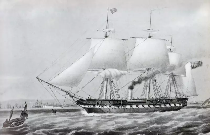 Frigate Gaile na Breataine de na 1850í