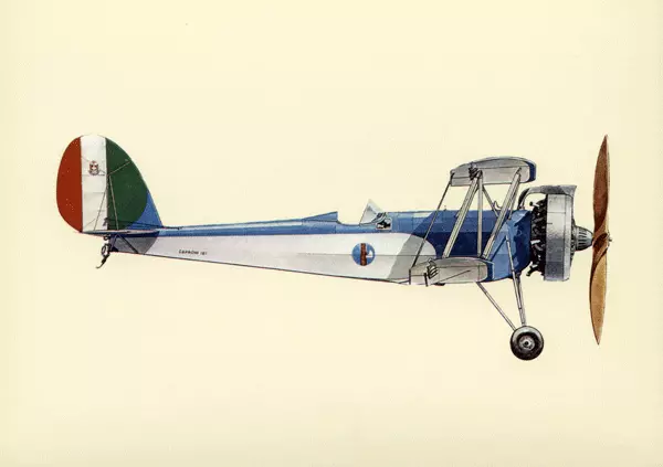 Record Plane Caproni ca.161. Itaalje