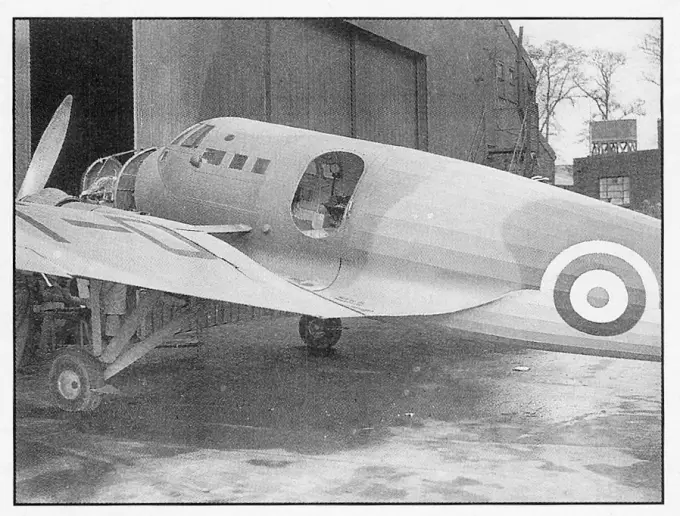 Aeronau d'avió experimental Gal.41. Regne Unit