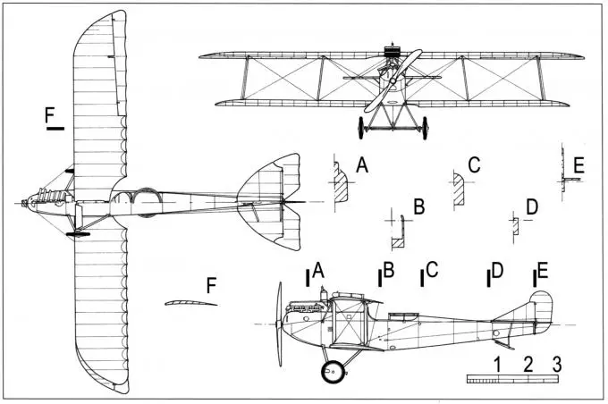 Liicht Bombers an Erhuelung vum Erhuelungsgecker OEFFAG C.II (52,2,5). Éisträich - Ungarn