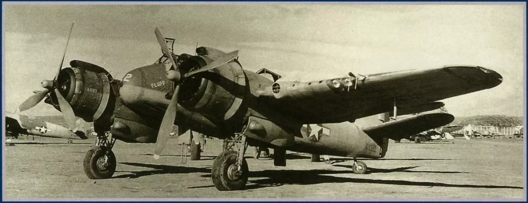 FW 200 D-AMHL Pommern Passenger Aircraft foi vítima do ataque de loitador de Bristol Beaufighter no 415º escuadrón dos loitadores da Forza Aérea dos Estados Unidos. Na imaxe da máquina deste tipo en Italia en 1943