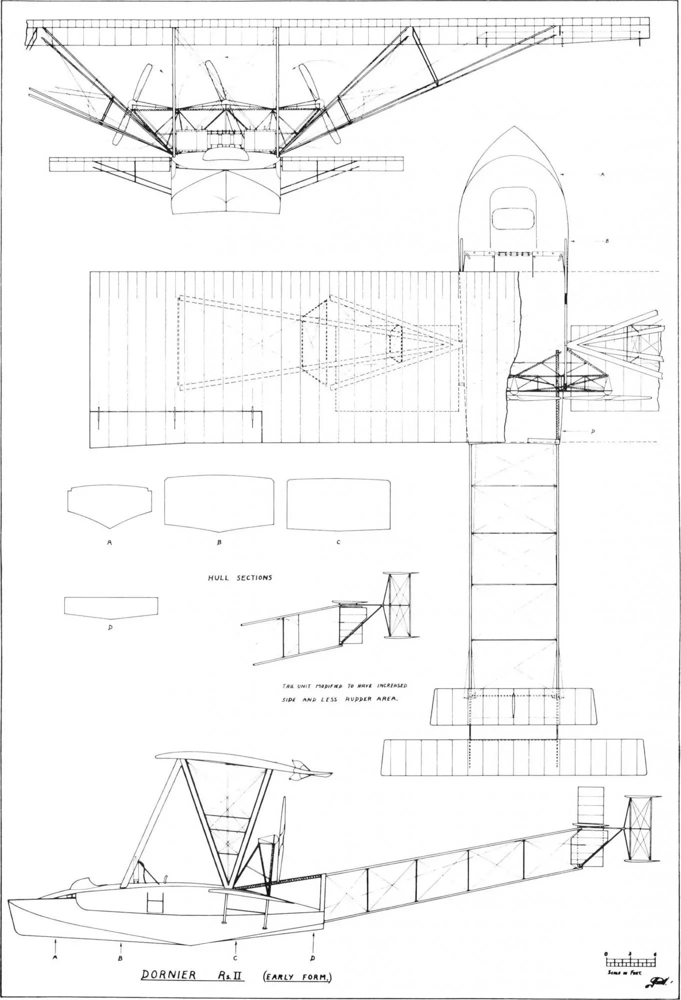 Heavy Bombers Zeppelin-Werke Lindau G.M.B.H. Flying Boat Dornier Rs.ii. Saksa