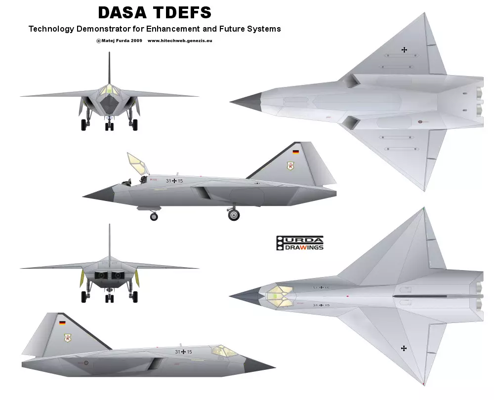 Ngalaman kalima generasi dasa tdefs bajoang bajoang siluman - F-117 di Jérman.