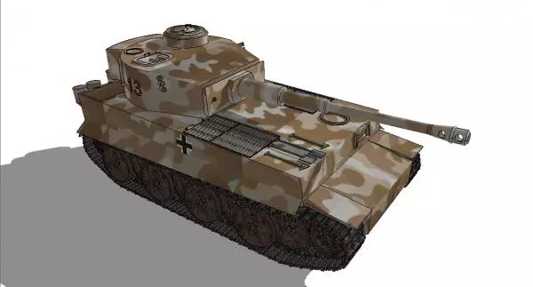 Rätt modernisering Tiger Tank