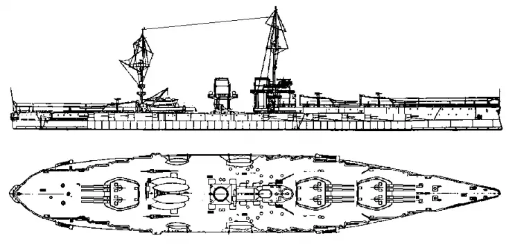 De schepen waren 4-tool. Russische giechelt.