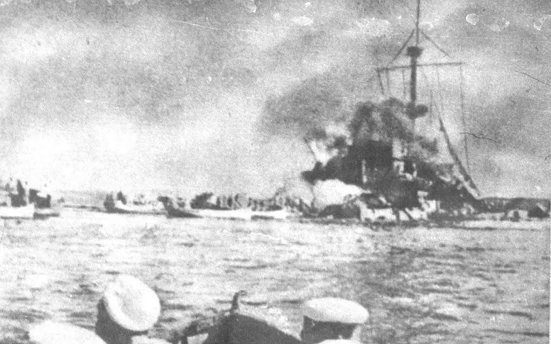 One day that shook the Japanese fleet.